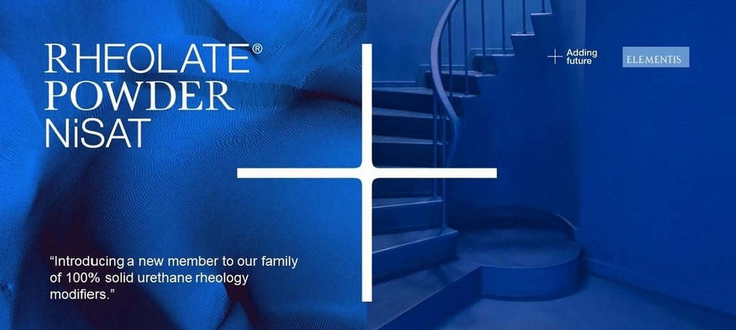 Elementis expands the RHEOLATE® Powder NiSAT range, 100% solid urethane ...