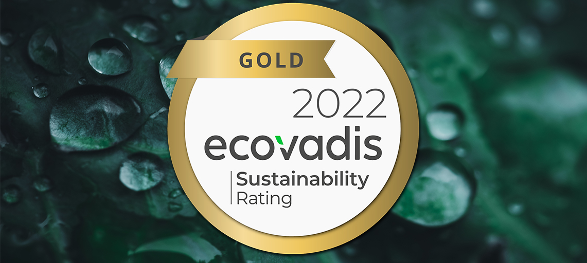 Elementis has been awarded with the Ecovadis Gold Rating 2022 | Elementis Global